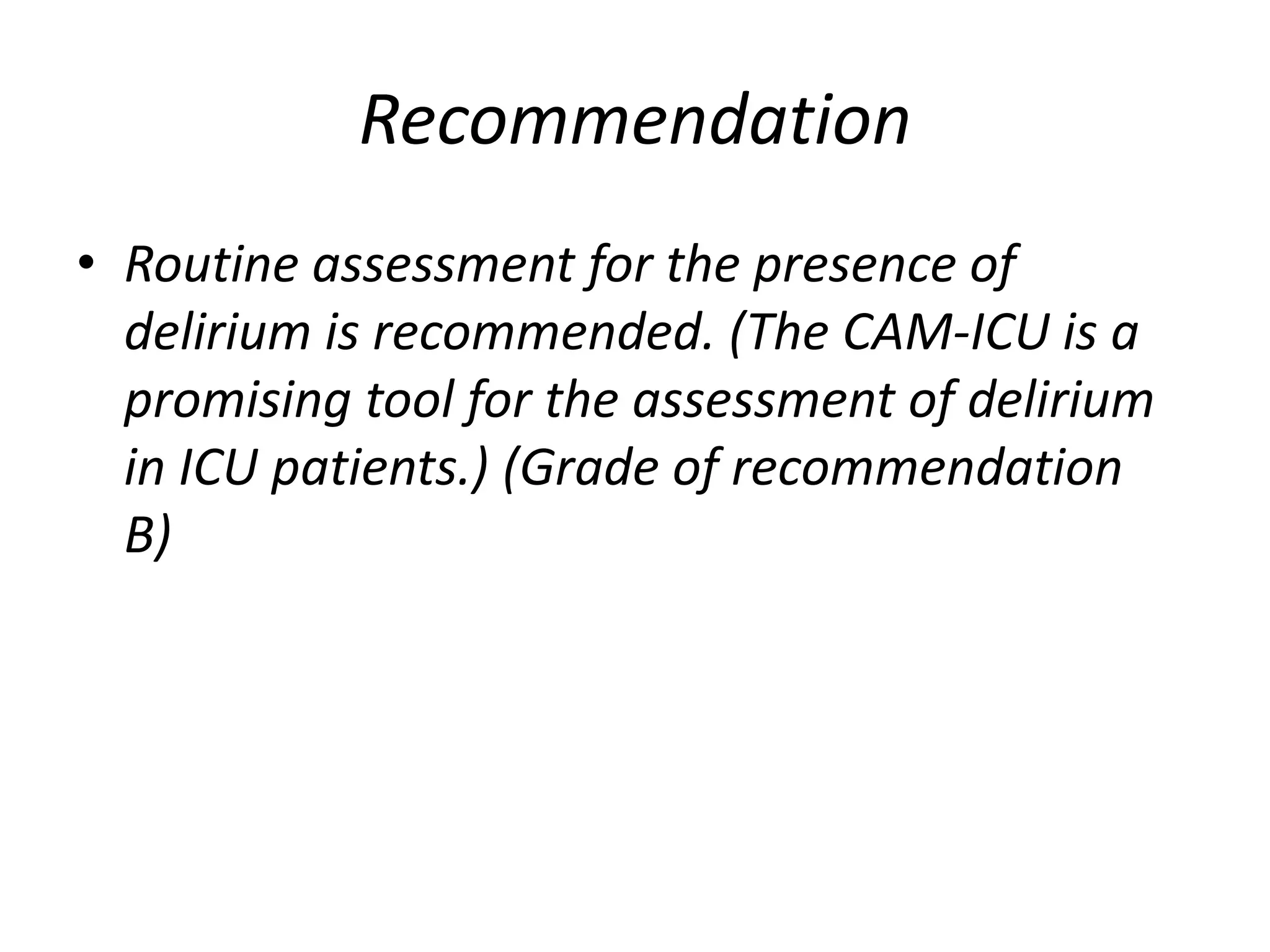 Sedation and analgesia in ICU | PPTX