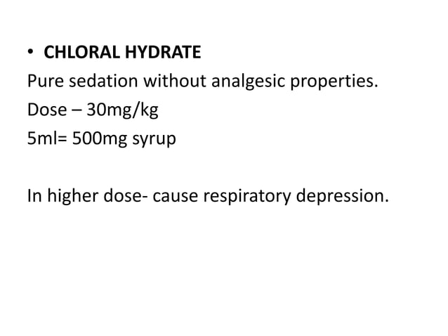 Sedation and analgesia in picu | PPTX