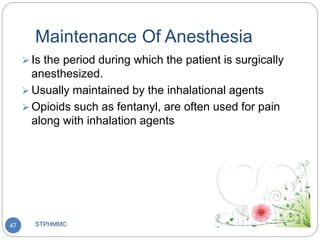 Sedation & general anesthesia in maxillofacial surgery | PPTX