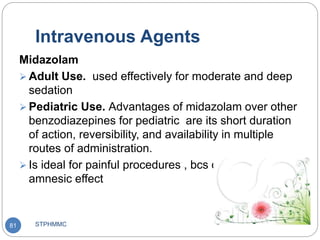 Sedation & general anesthesia in maxillofacial surgery | PPTX
