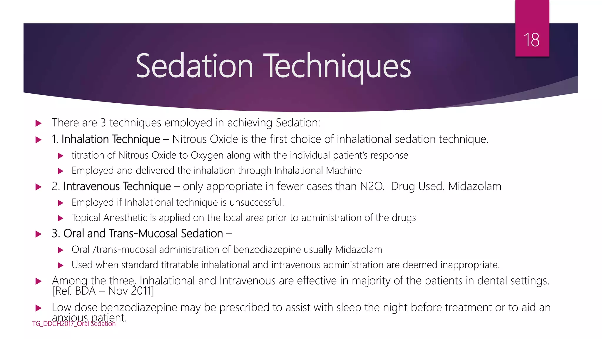 Conscious Sedation in Dental Practice | PPTX