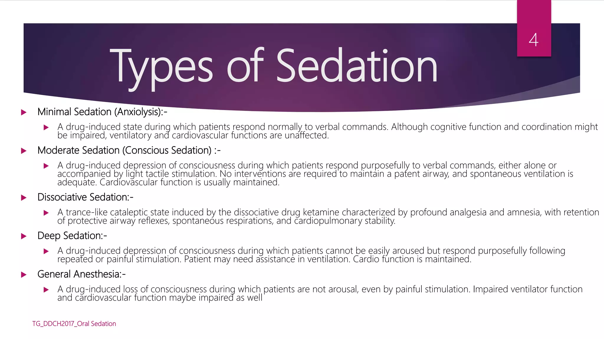 Conscious Sedation in Dental Practice | PPTX