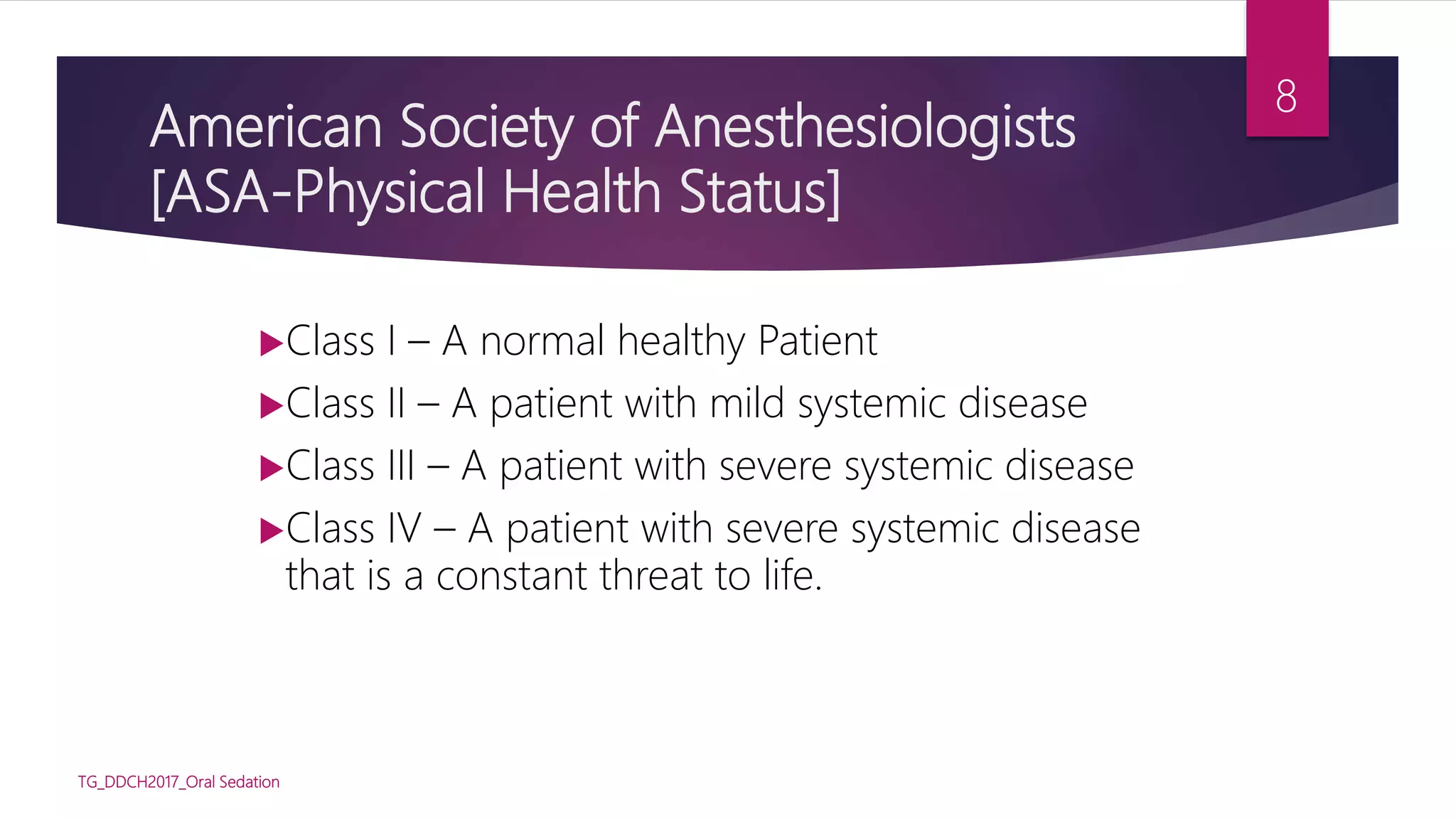 Conscious Sedation in Dental Practice | PPTX