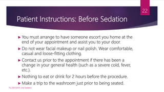 Conscious Sedation in Dental Practice | PPTX