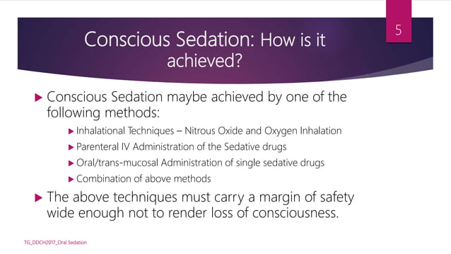 Conscious Sedation in Dental Practice | PPT