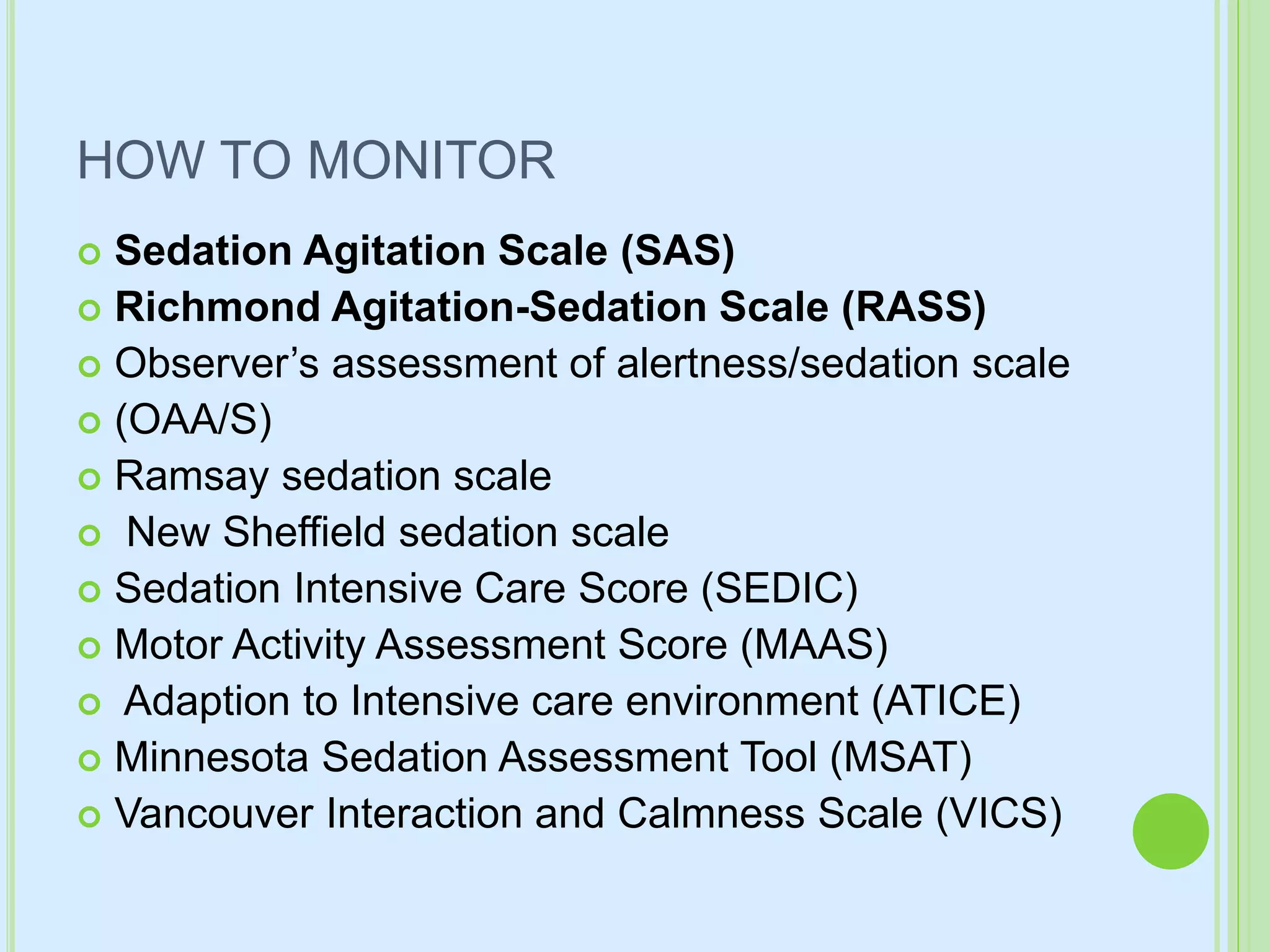 Sedation in icu | PPTX