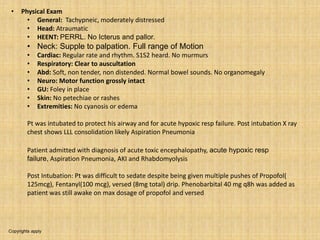 Sedation in icu | PPTX