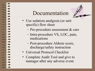 Sedation mandatory education 12 | PPT