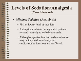Sedation mandatory education 12 | PPT