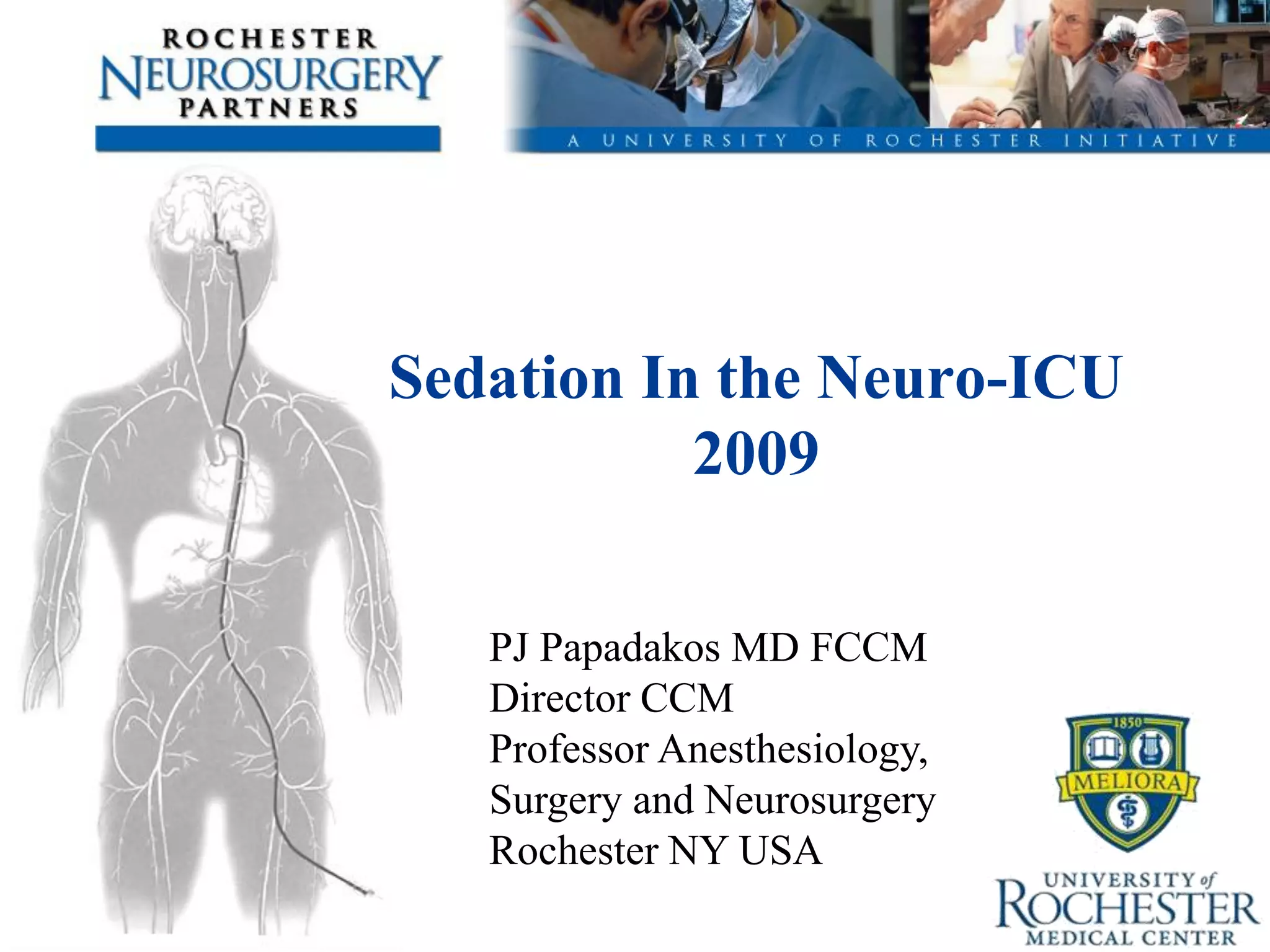 How to manage Sedation in Neuro ICU | PDF