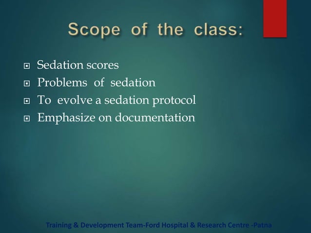 Sedation practice in ICU.ppt Sedation practice in ICU | PPT | Brain and ...