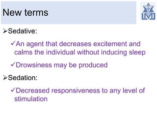 Sedative hypnotics-1 | PPTX