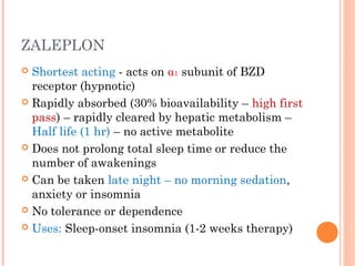 Sedative hypnotics.ppt - dr dhriti | PPT