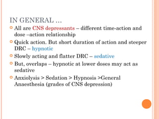 Sedative hypnotics.ppt - dr dhriti | PPT