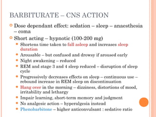 Sedative hypnotics.ppt - dr dhriti | PPT