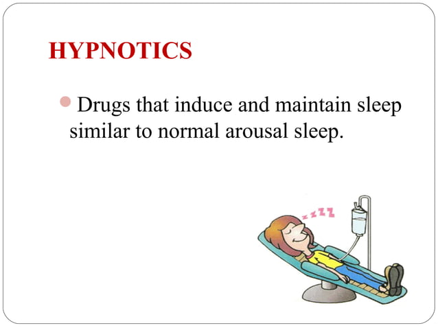 Sedative hypnotics | PPT