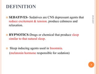 Sedative hypnotics | PPTX | Illegal Drugs, Tobacco, eCigarettes, Vaping ...