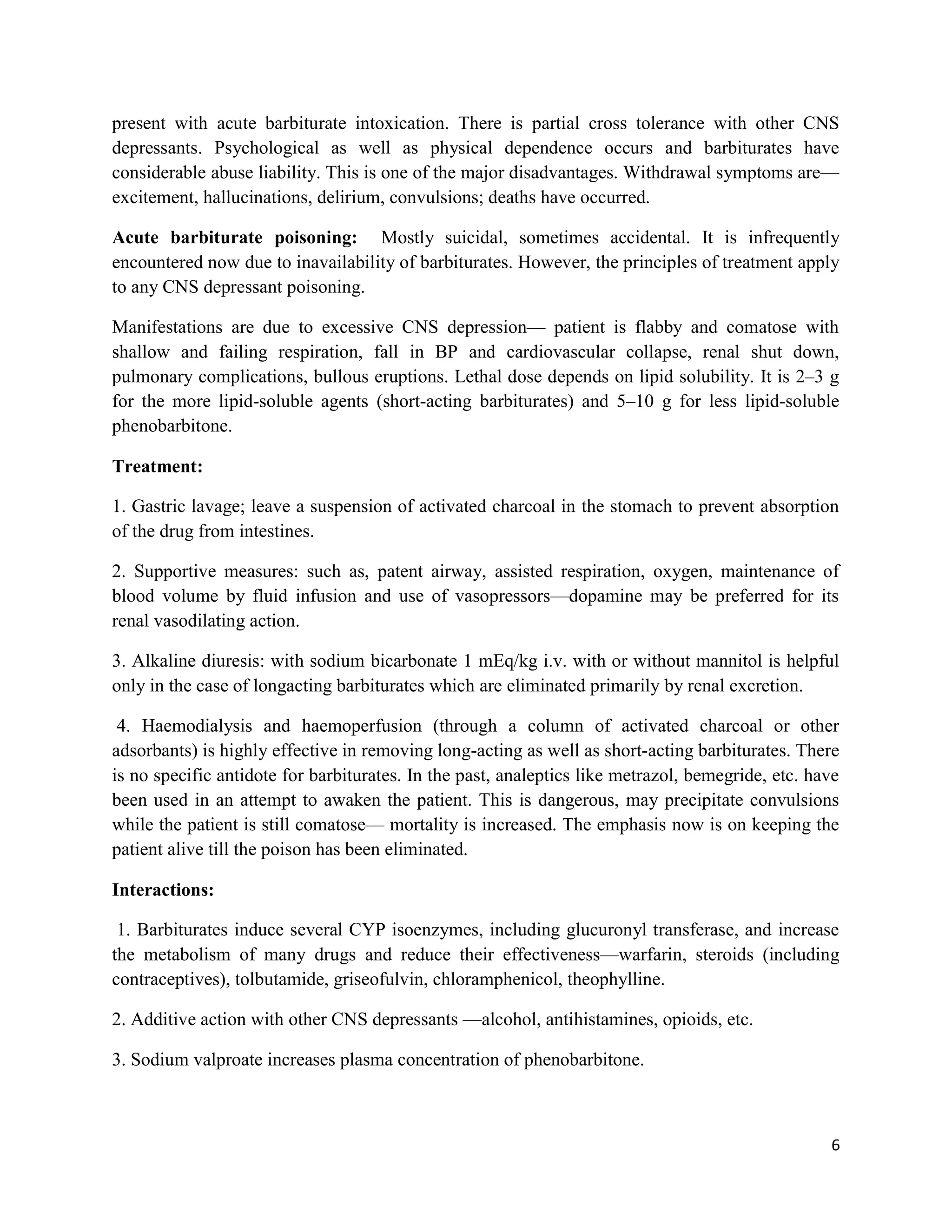 Sedative hypnotics | PDF