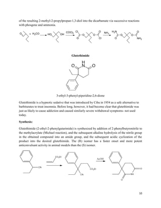 Sedative hypnotics | PDF