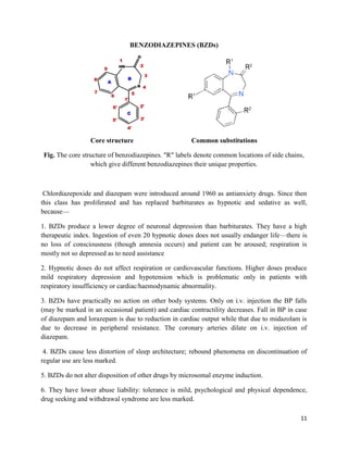 Sedative hypnotics | PDF