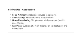 Understanding Sedative-Hypnotics: Pharmacology, Mechanisms, and ...