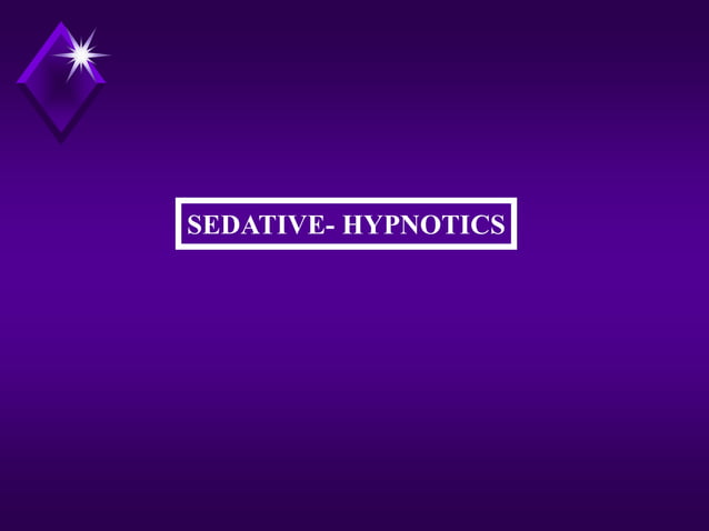 Sedative- Hypnotics drugs for MBBS 2022.pptx