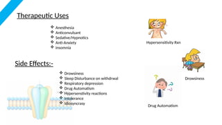 Sedative and Hypnotics including Barbiturates and Benzodiazepines.pptx