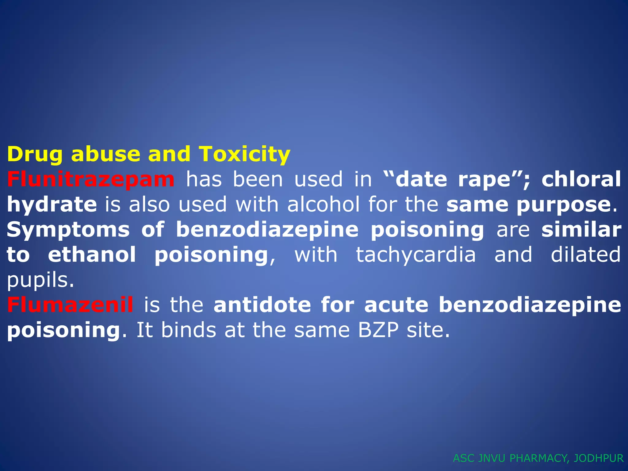 Sedative and hypnotic drug | PPTX