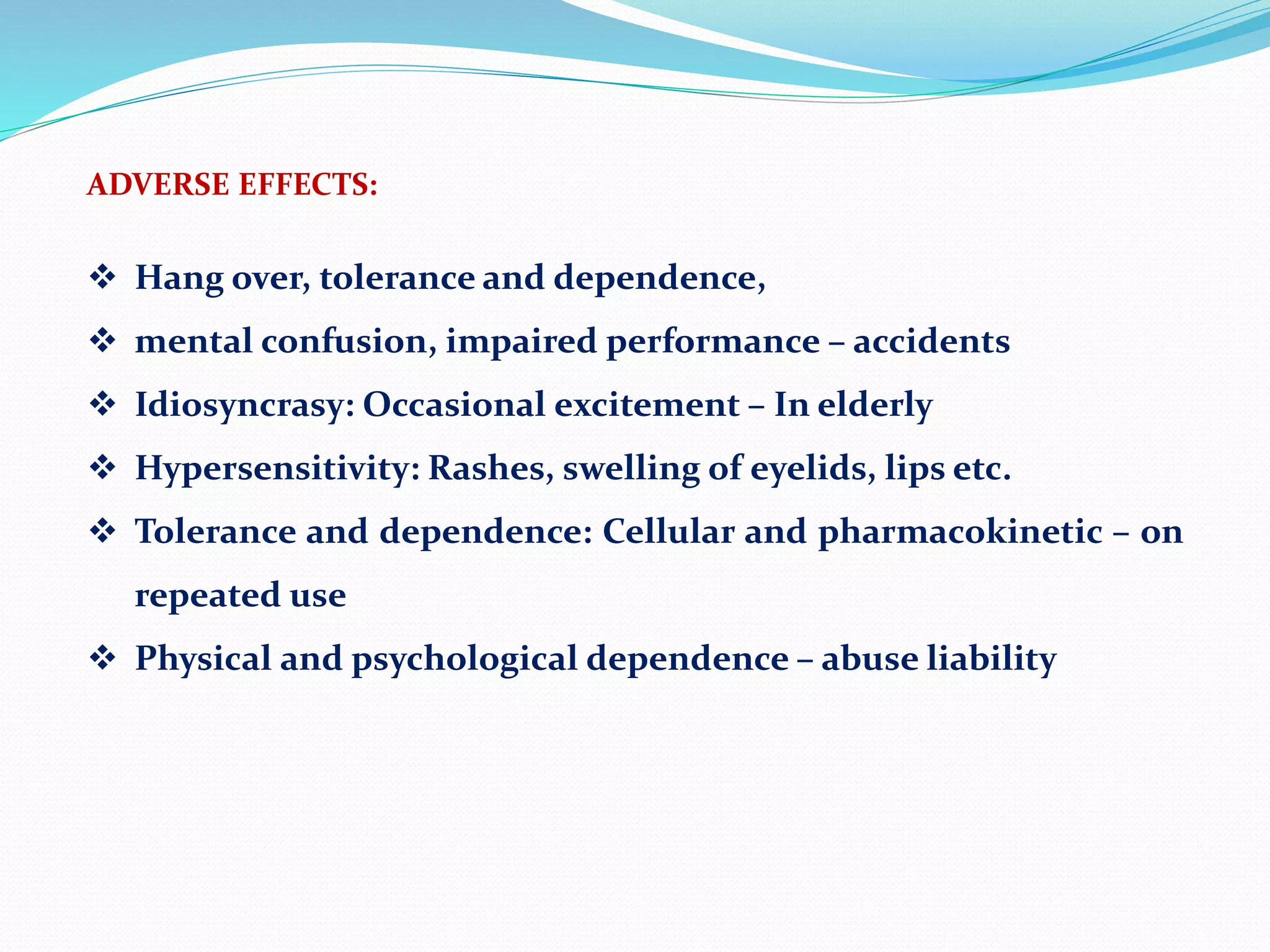 Sedative and hypnotics | PPTX