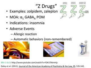Sedative & Hypnotic Drugs Part II | PPT