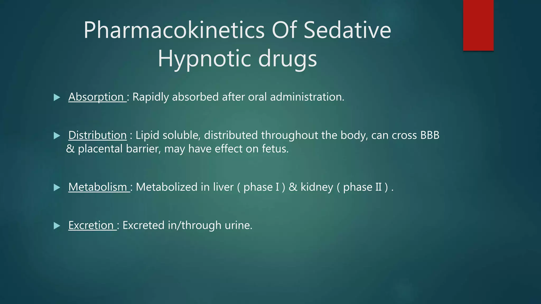 Sedative & hypnotics drugs | PPTX