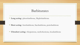 Sedative & hypnotic | PPT