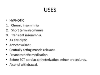 SEDATIVE HYPNOTICS and Anti-Anxiety Drugss | PPT