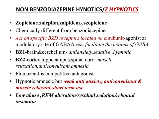 Sedative hypnotics | PPT