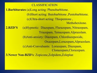 Sedatives -Hypnotics | PPT