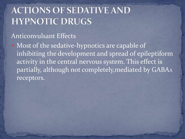 Sedatives and hypnotics (1) | PPTX