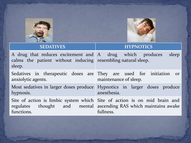 Sedatives and hypnotics (1) | PPTX