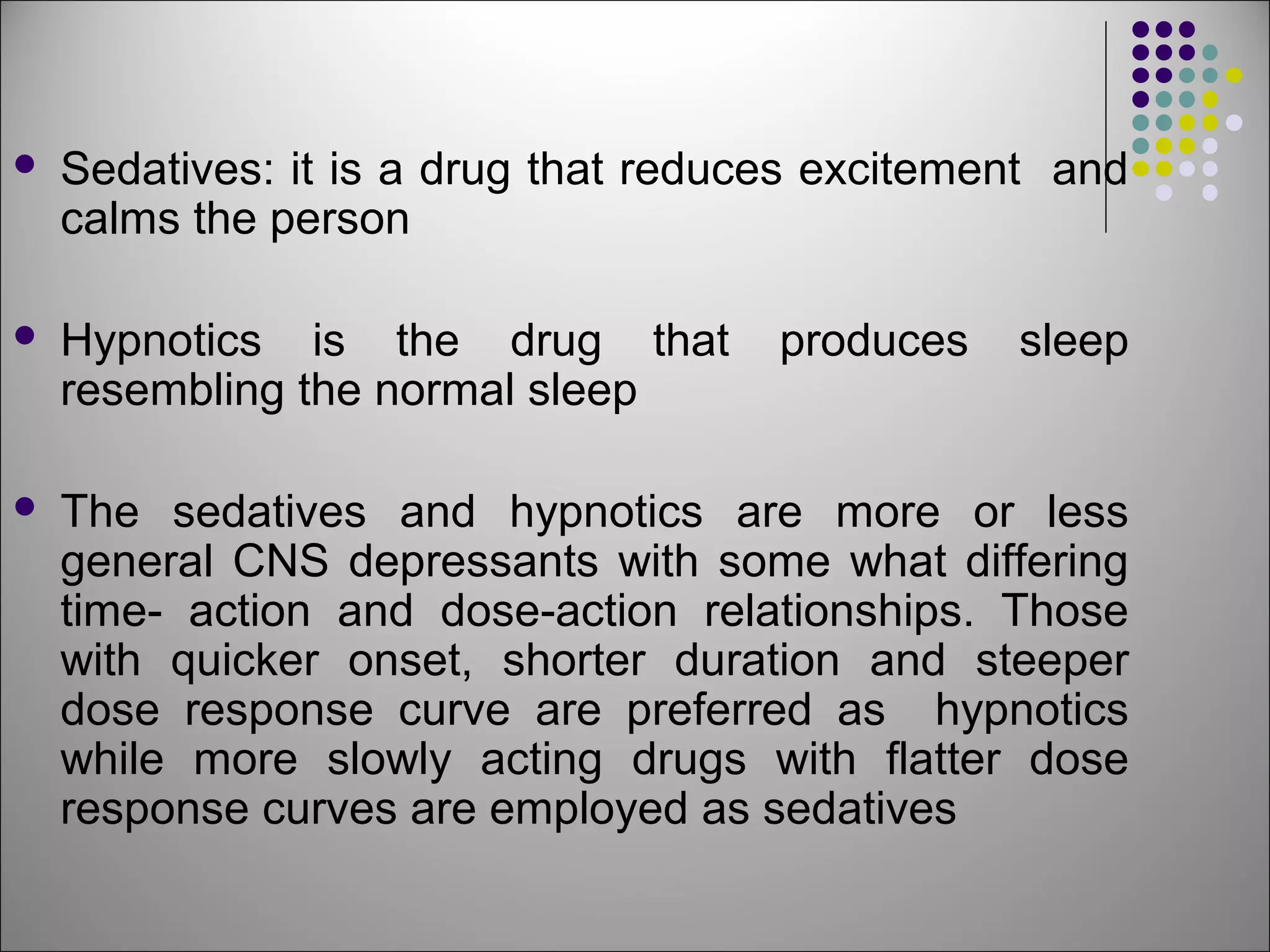 Sedatives and hypnotics | PPT