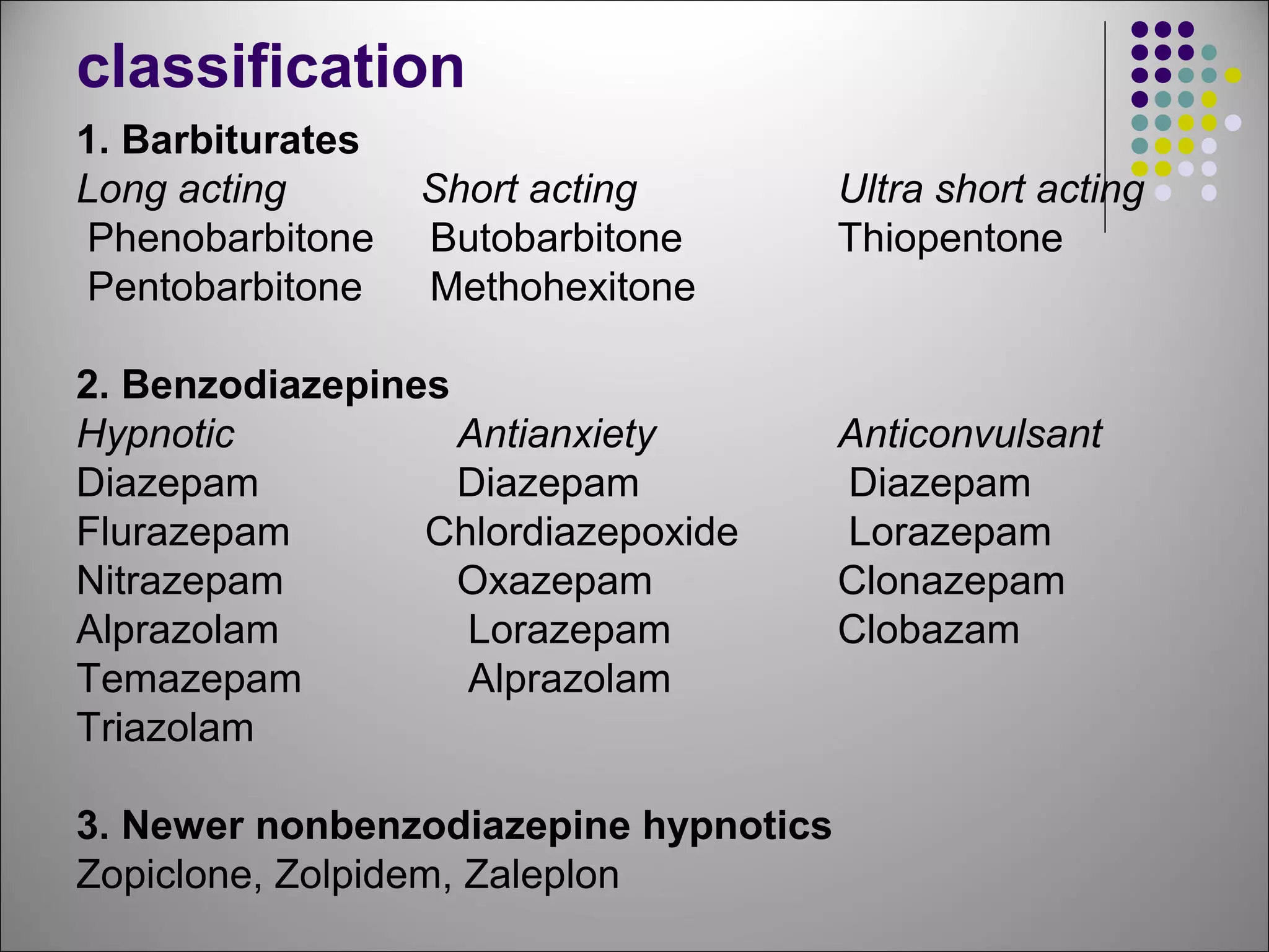 Sedatives and hypnotics | PPT