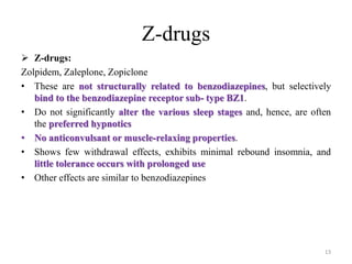 Sedatives hypnotics | PPT