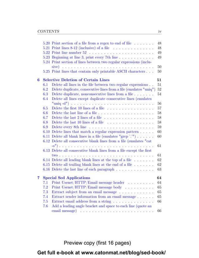 Sed Unix Utility Explained | PDF