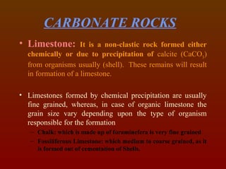 sedimentary part 2 of engineering geolog | PPT | Geology | Science