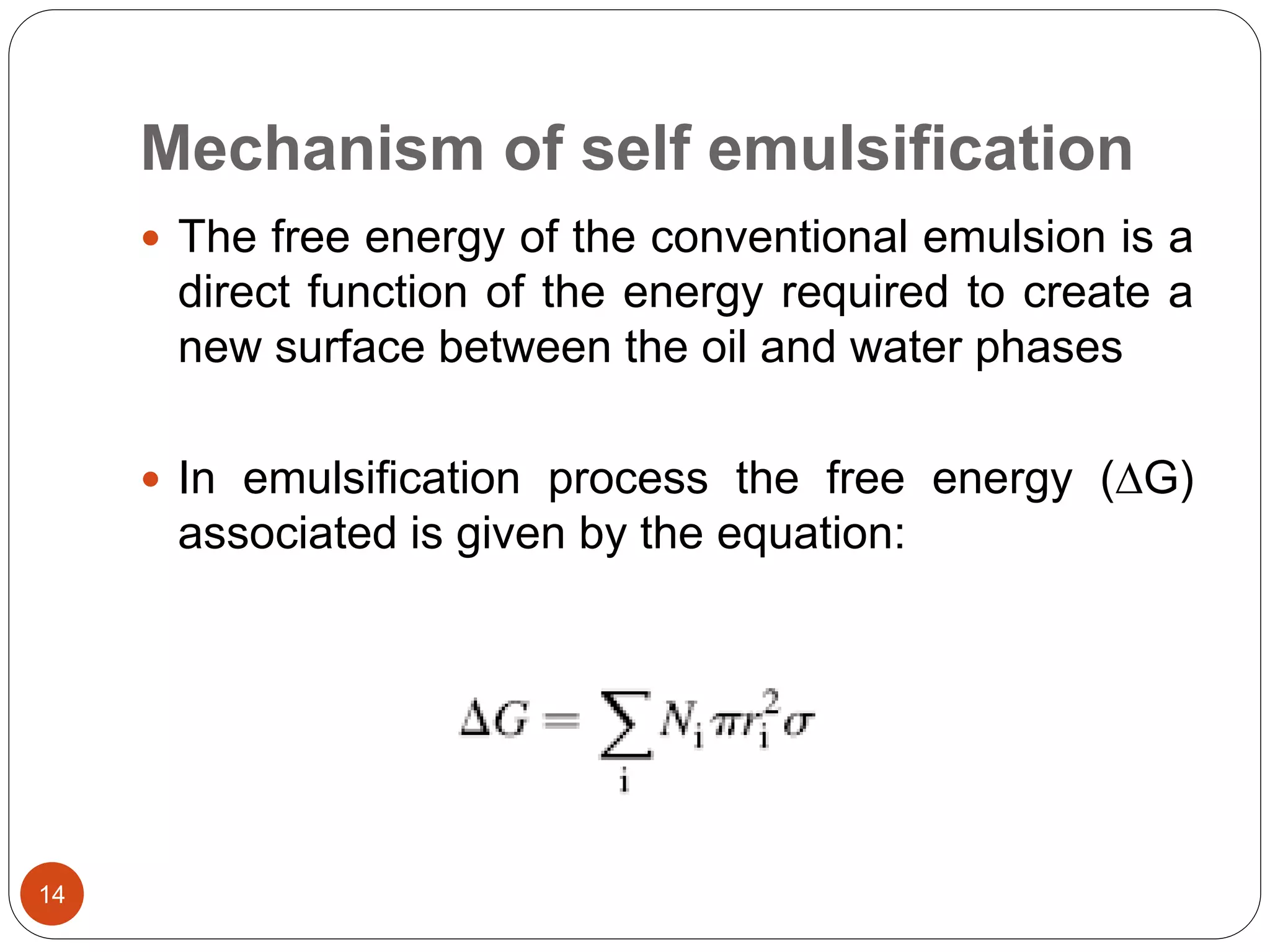 Self Emulsifying Drug Delivery System (SEDDS) | PPTX