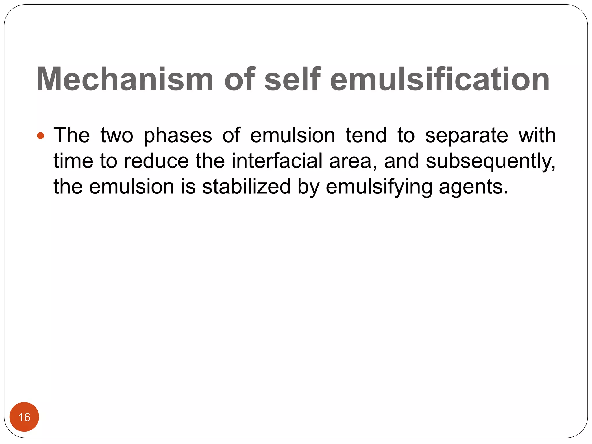 Self Emulsifying Drug Delivery System (SEDDS) | PPTX