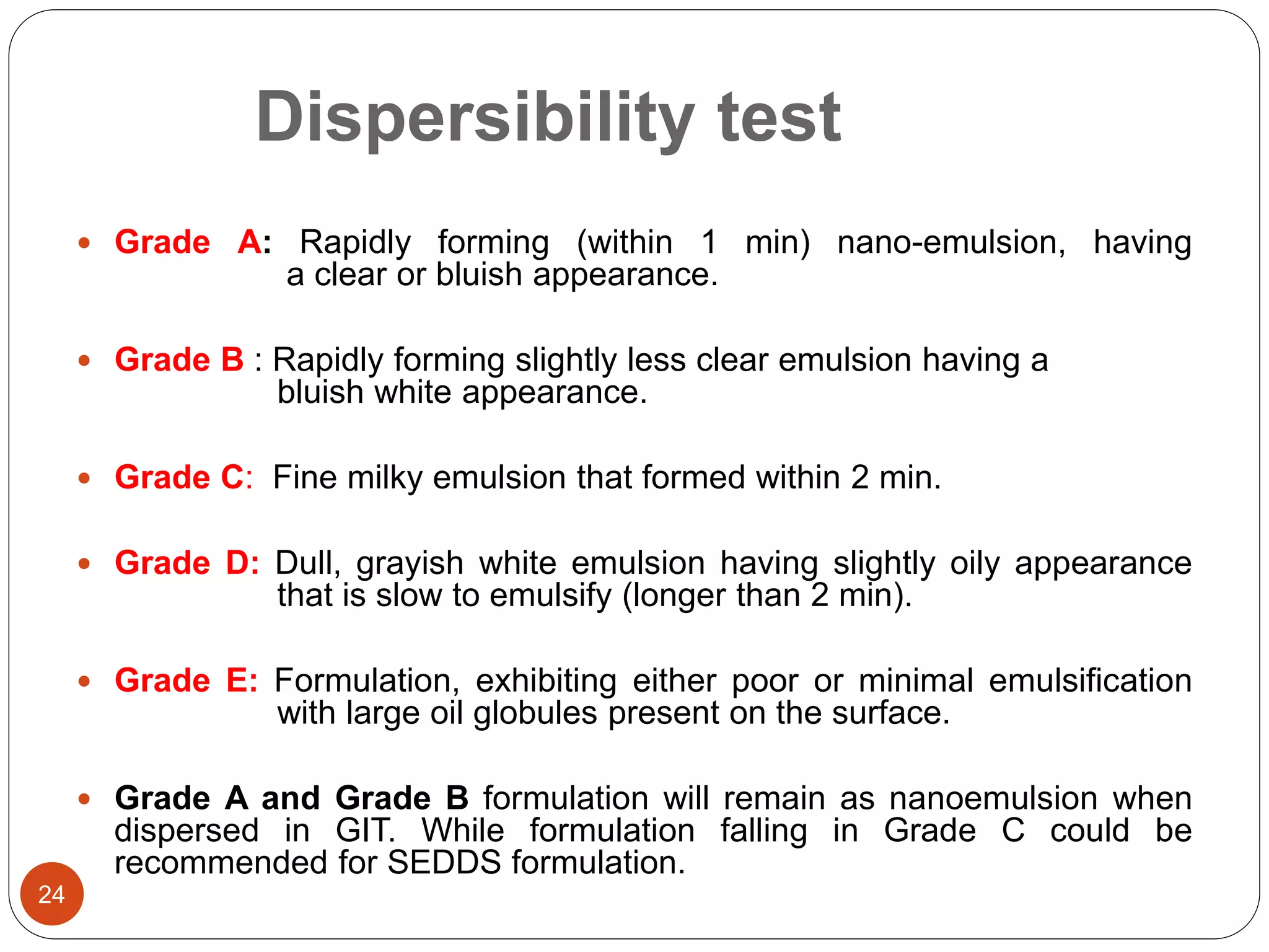 Self Emulsifying Drug Delivery System (SEDDS) | PPTX