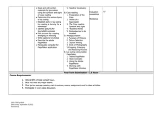Campus Journalism This Is A Syllabus For Campus Journalism Docx