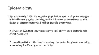 Physiological Consequences of Sedentary lifestyle | PPTX