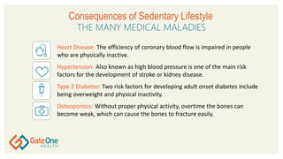 Sedentary workers and the cost to employers | PPTX