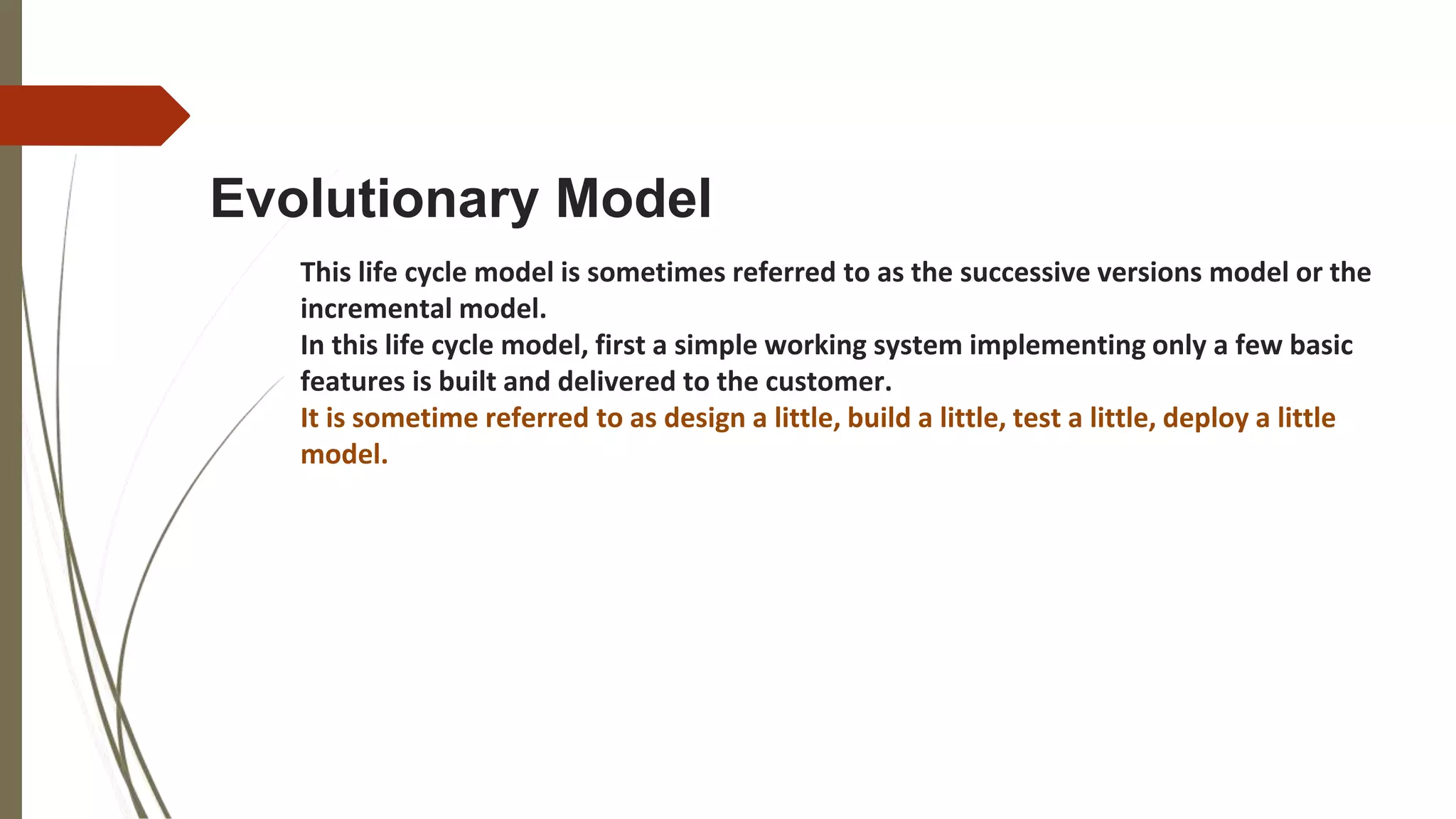 Types of Software life cycle | PPTX