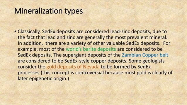 SedEx Deposit.pptx | Geology | Science